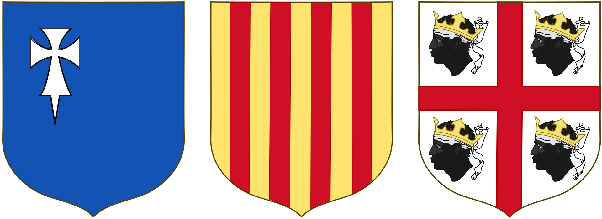 A testa mora : de la Reconquista chrétienne au Royaume de Corse ...